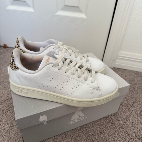 adidas | Shoes | Adidas Advantage Gw485 Tennis Sneaker Womens 8 | Poshmark